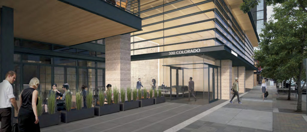 Here’s Our First Look at the Redesigned 300 Colorado Office Tower – TOWERS