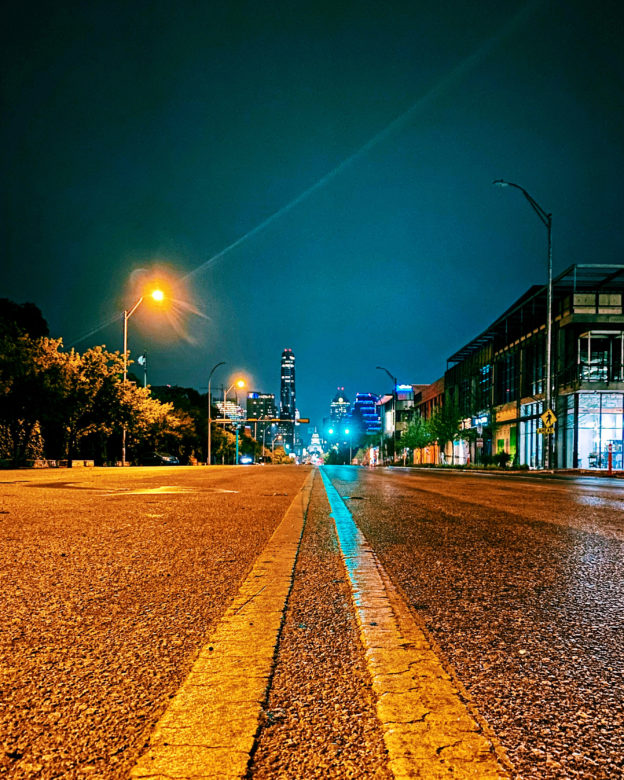See the City’s Silent Streets as Austinites Stay Home – TOWERS
