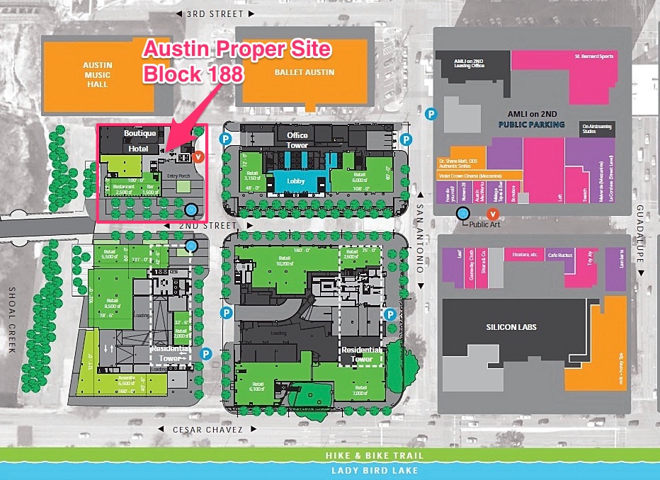 New Proposed Development – The Austin Proper (Block 188) – TOWERS