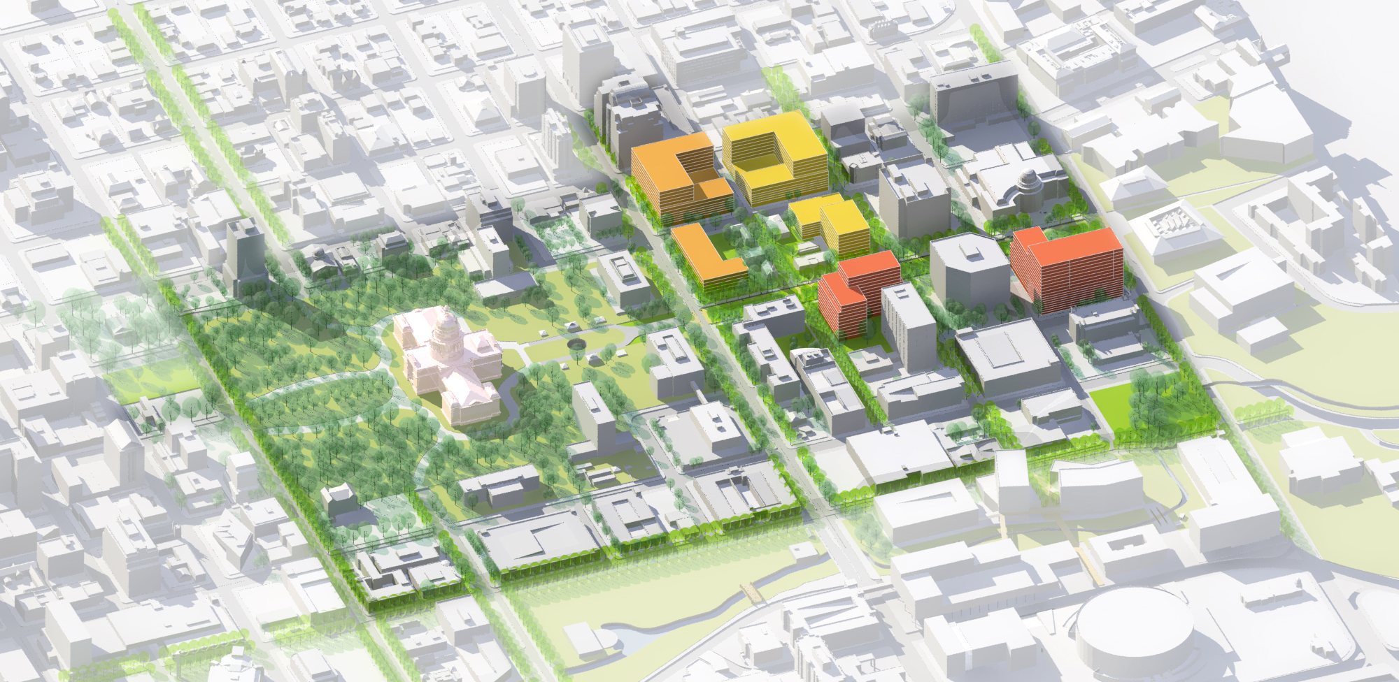 Phase Two of the Texas Capitol Complex Project Takes Shape Downtown ...