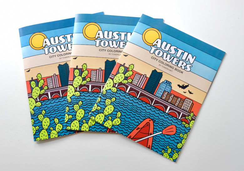 Austin, Texas – City Coloring Book – TOWERS