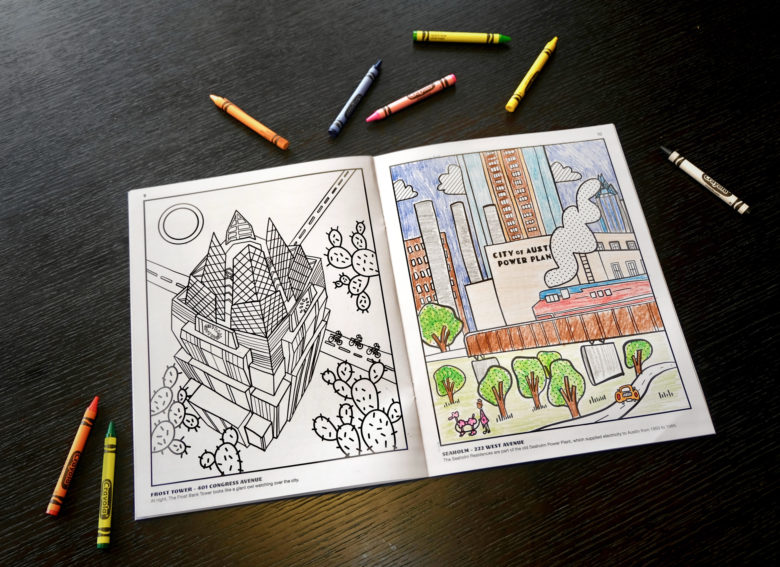 Austin, Texas – City Coloring Book – TOWERS