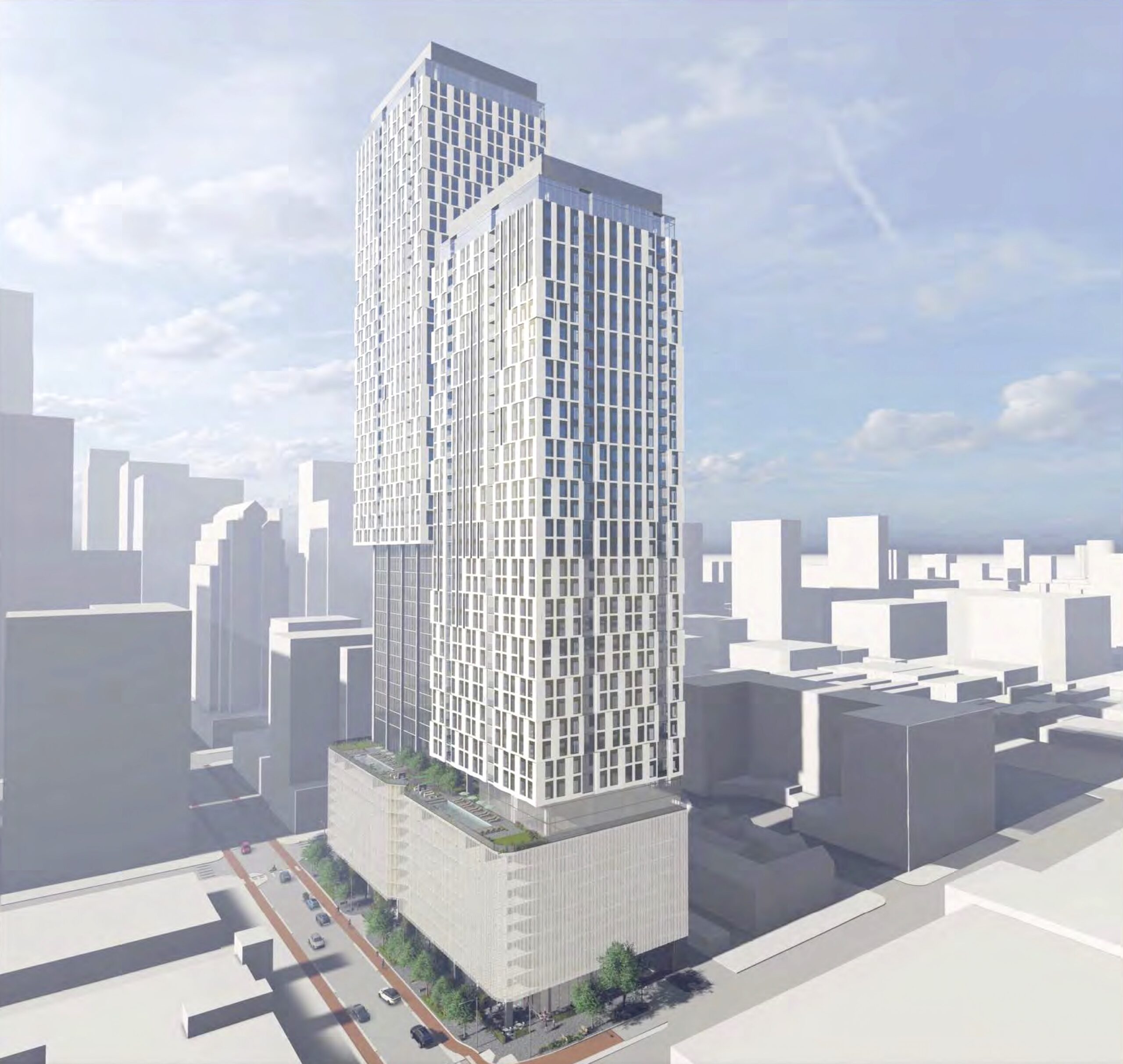 Here’s a New View of Block 32, Building a Double Dose of Towers ...