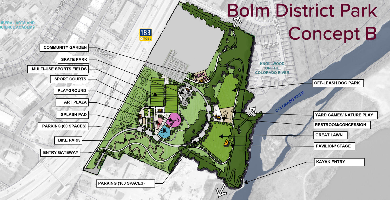 Dig Into Two Concepts for an Upgraded Bolm District Park in East Austin ...