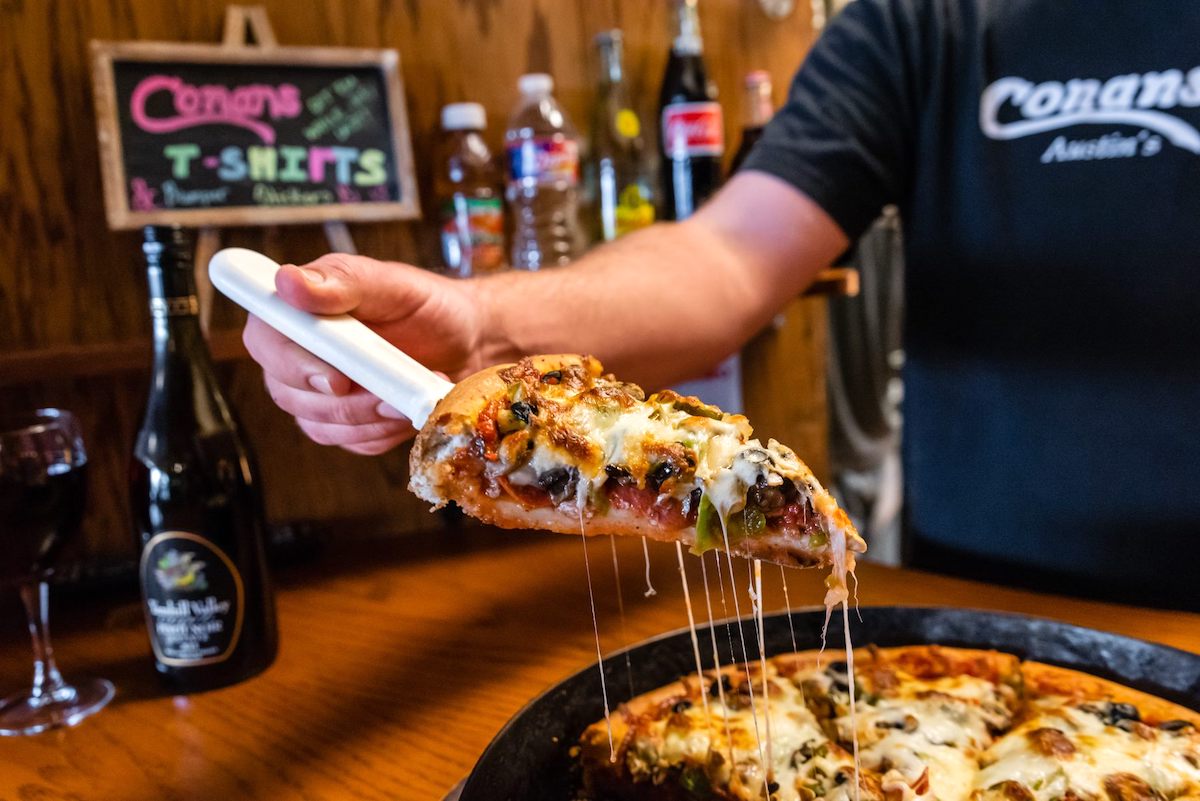 Celebrate 48 Years of Conans Pizza in Austin With a Deep-Dish Archive ...