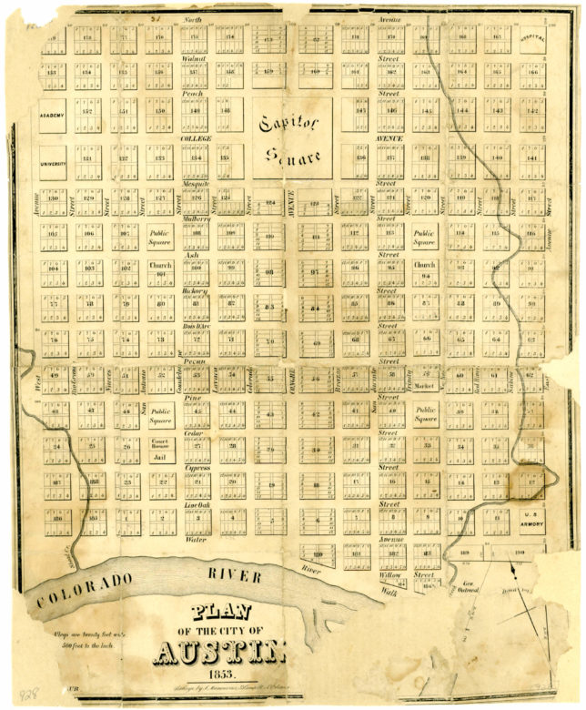 Central Austin’s Baffling Street Grid Is Entirely One Man’s Fault – TOWERS