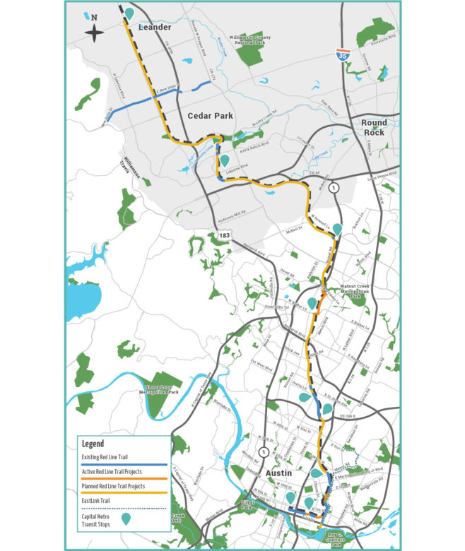 Austin’s Red Line Parkway Initiative Kicks Off 32-Mile Urban Trail ...