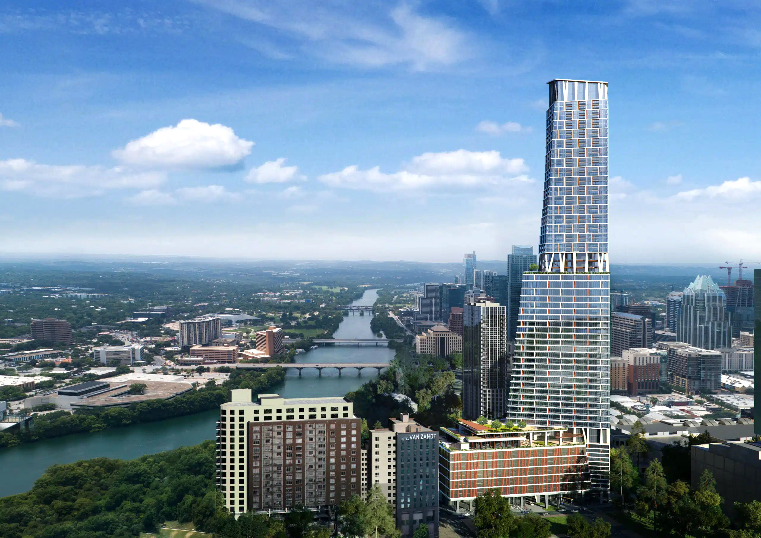 Austin’s Record-Setting Waterline ‘Supertall’ Is Halfway Done Downtown ...